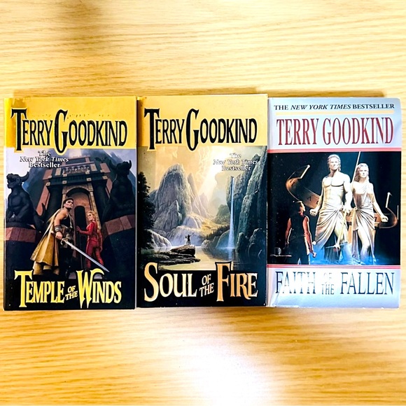 Terry Goodkind | Other | Sword Of Truth Series Box Set Temple Of Winds ...